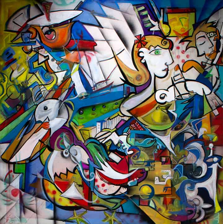 DUSTY REED – Paintings and Folk Art by Dusty Reed, "The Cajun Picasso"